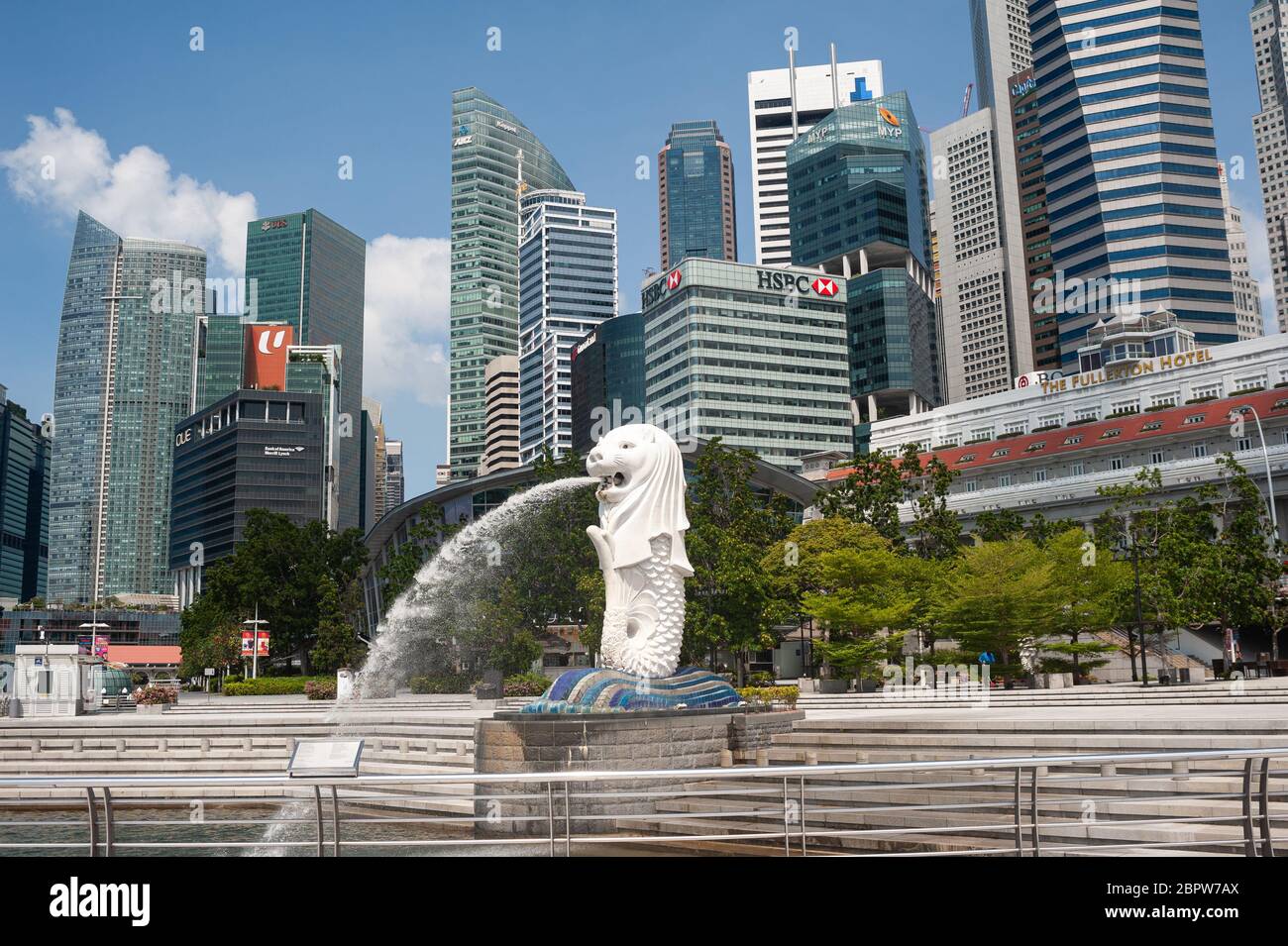 Empty merlion park hi-res stock photography and images - Alamy