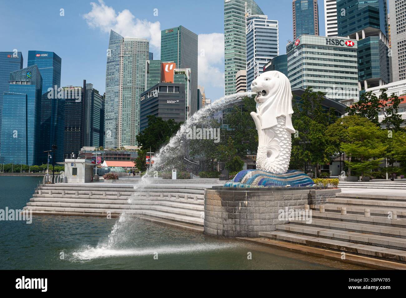 Empty merlion park hi-res stock photography and images - Alamy