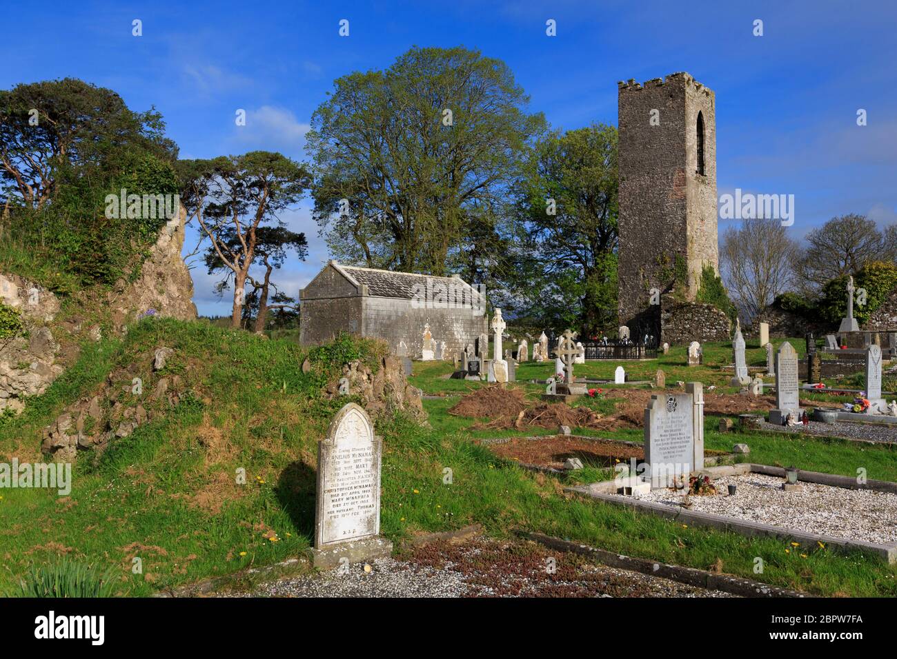 Shanrahan Graveyard, Clogheen Village, County Tipperary, Ireland Stock ...