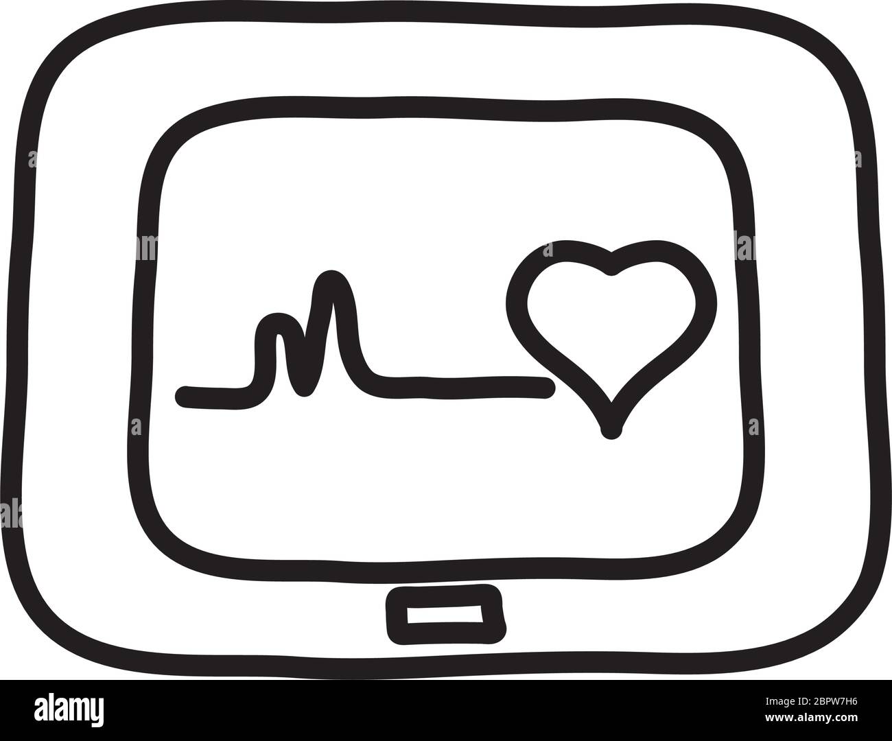 Ekg monitor patient Black and White Stock Photos & Images - Alamy