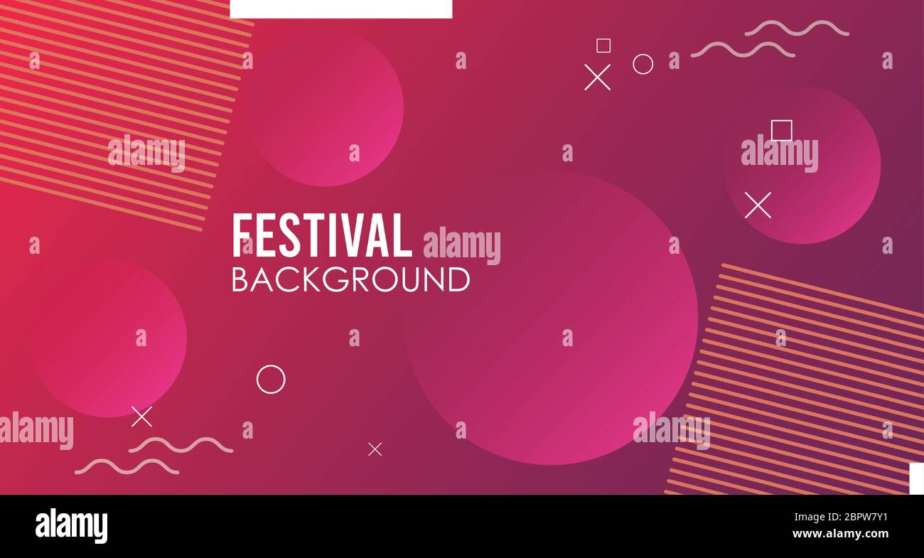 circles colorfull festival background template Stock Vector Image & Art ...