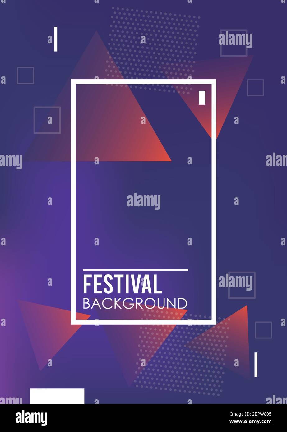 square frame in colorfull festival background Stock Vector Image & Art ...