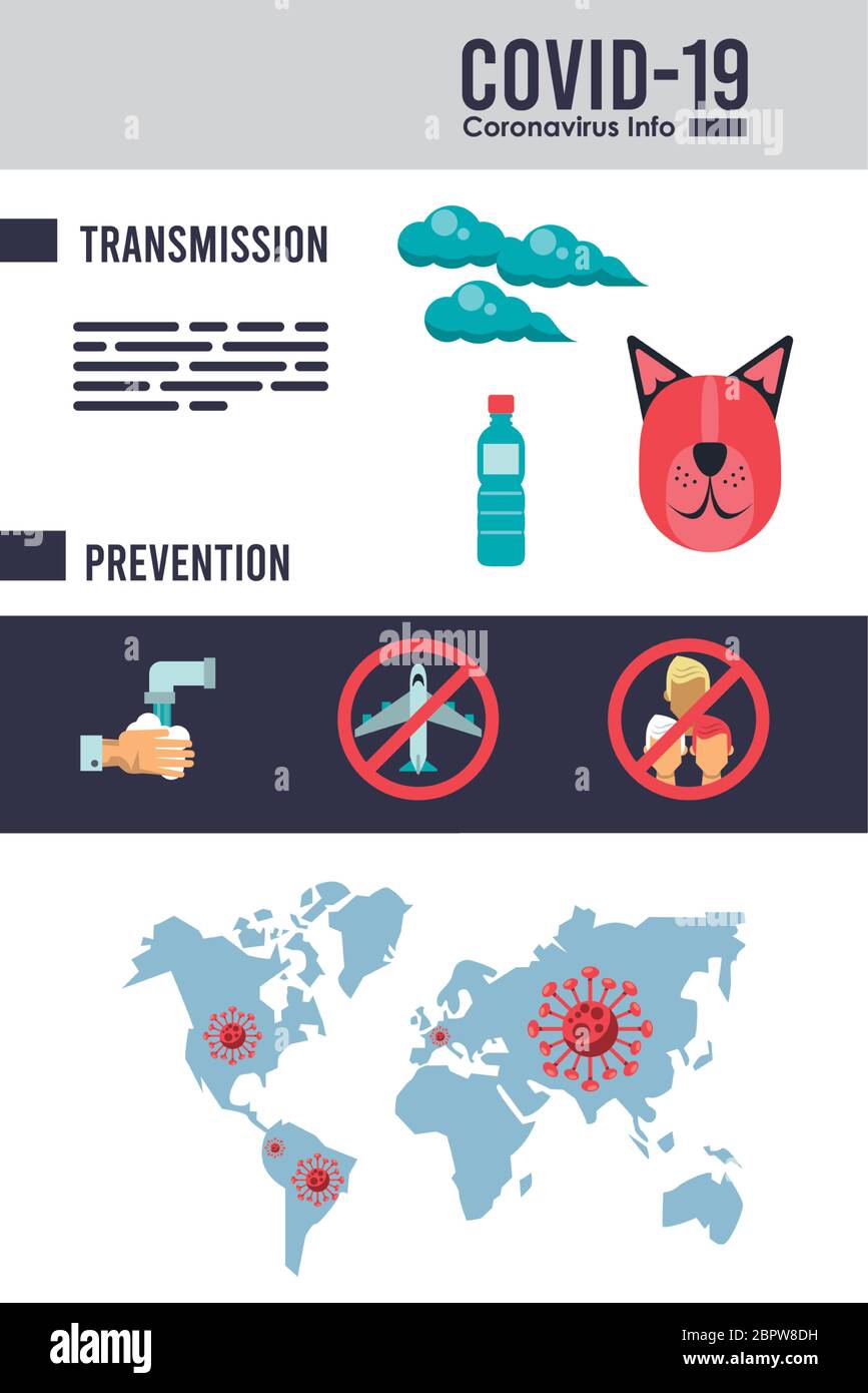 corona virus infographic with earth planet Stock Vector Image & Art - Alamy