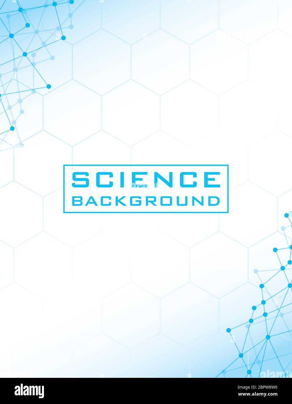 white science background with lines structures Stock Vector Image & Art ...