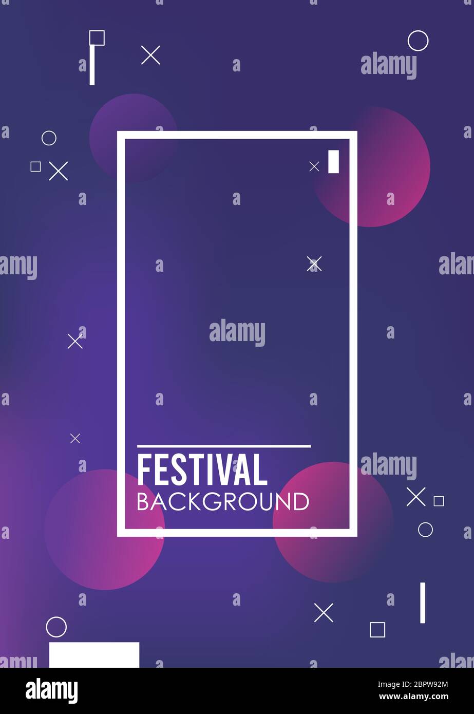 square frame in colorfull festival background Stock Vector Image & Art ...