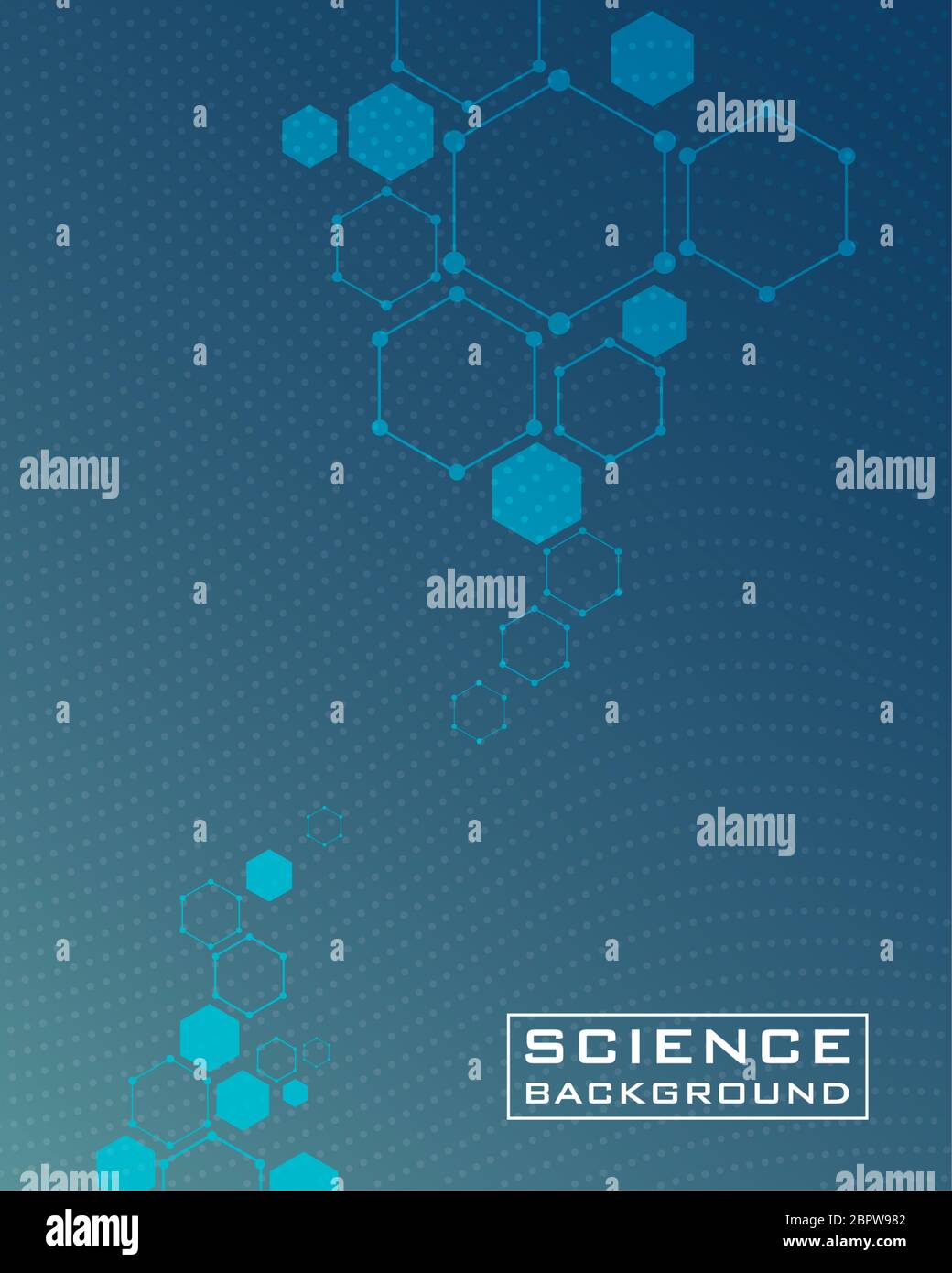 dark blue science background with lines structures Stock Vector Image ...