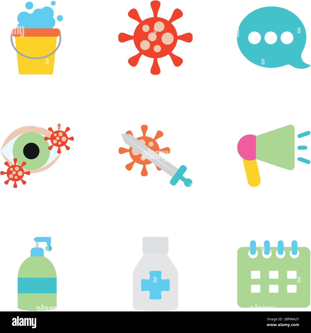 alcohol bottle and stop the spread icon set over white background, flat ...
