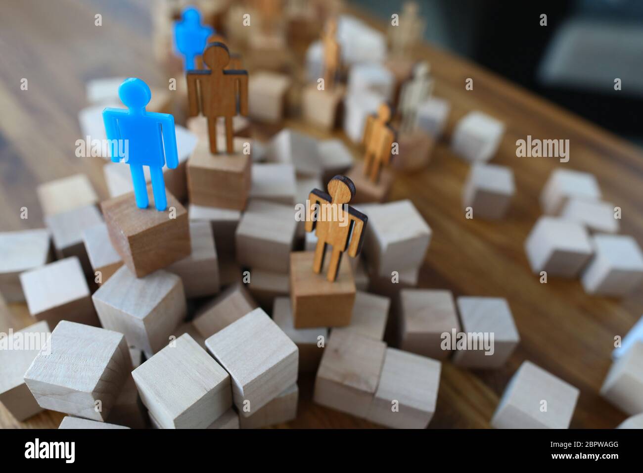 Business person standing on podium hi-res stock photography and images ...