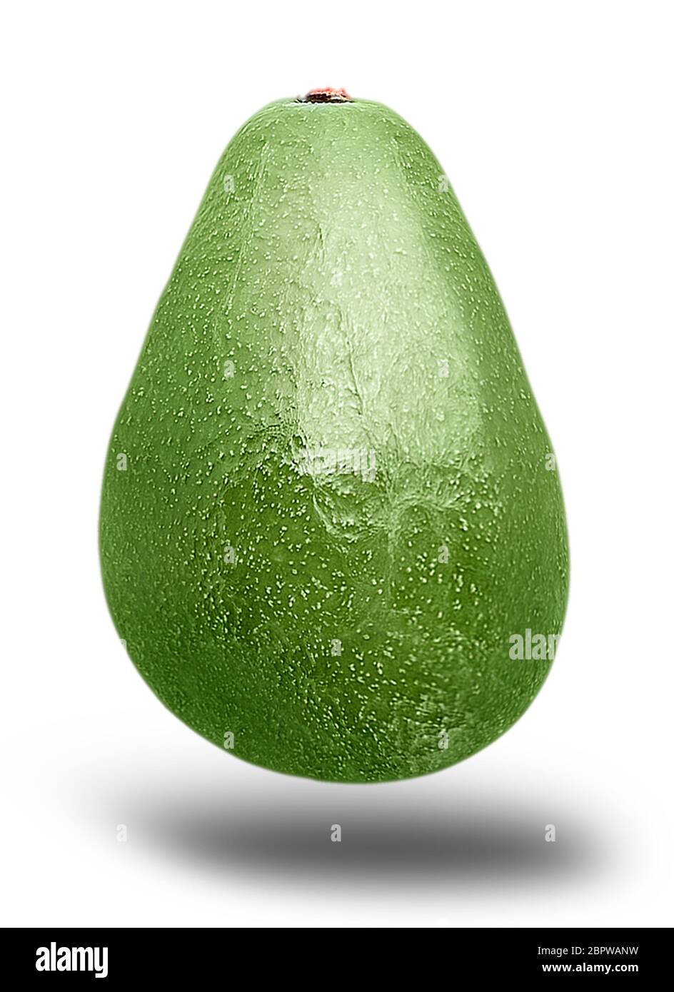 Avicado isolated on white background with shallow depth of field Stock ...
