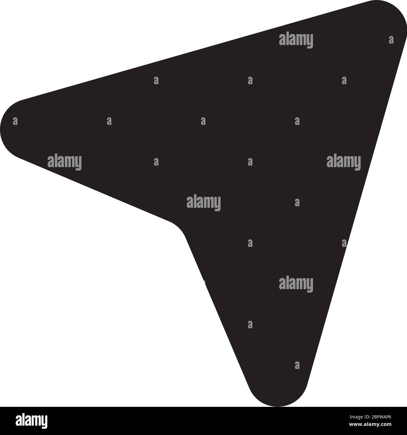 Gps arrow silhouette style icon design, Map travel navigation route ...