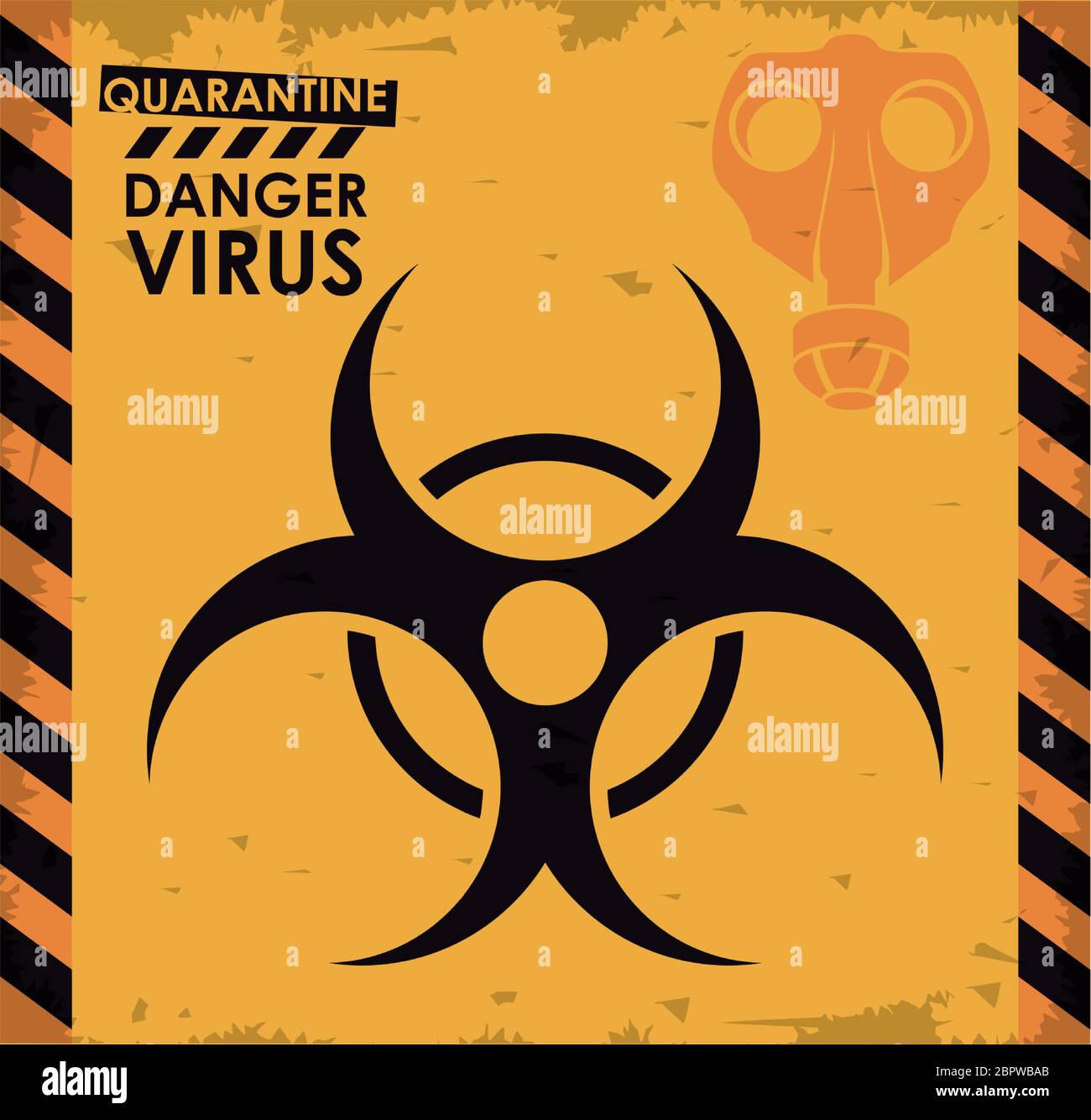 danger virus poster with biohazard symbol Stock Vector Image & Art - Alamy