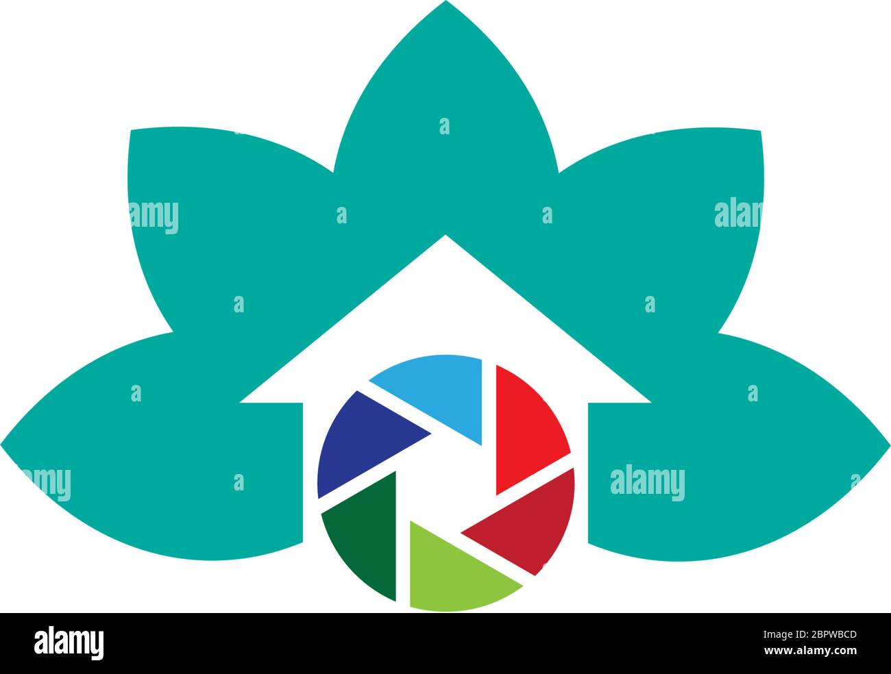 Camera shutter, logo House illustration Stock Vector Image & Art - Alamy