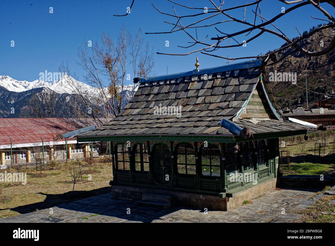Small temple adjacent to Palace at Saharan Stock Photo - Alamy