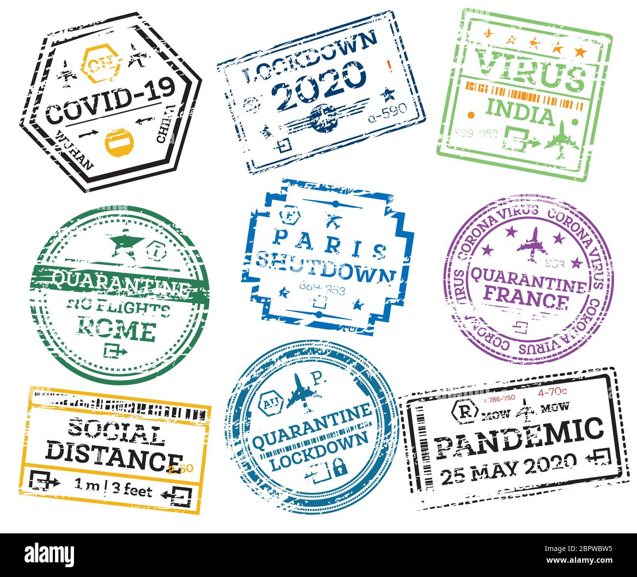 Corona virus france Stock Vector Images - Alamy