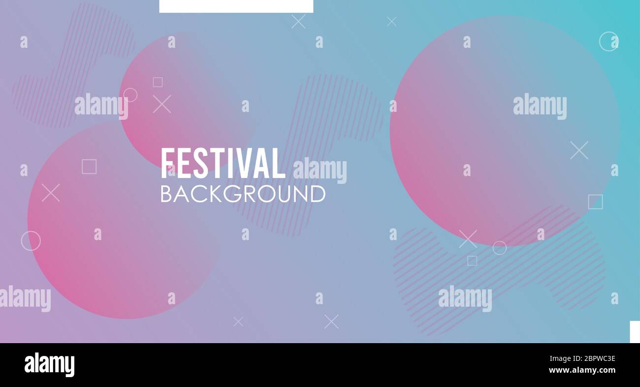circles colorfull festival background template Stock Vector Image & Art ...