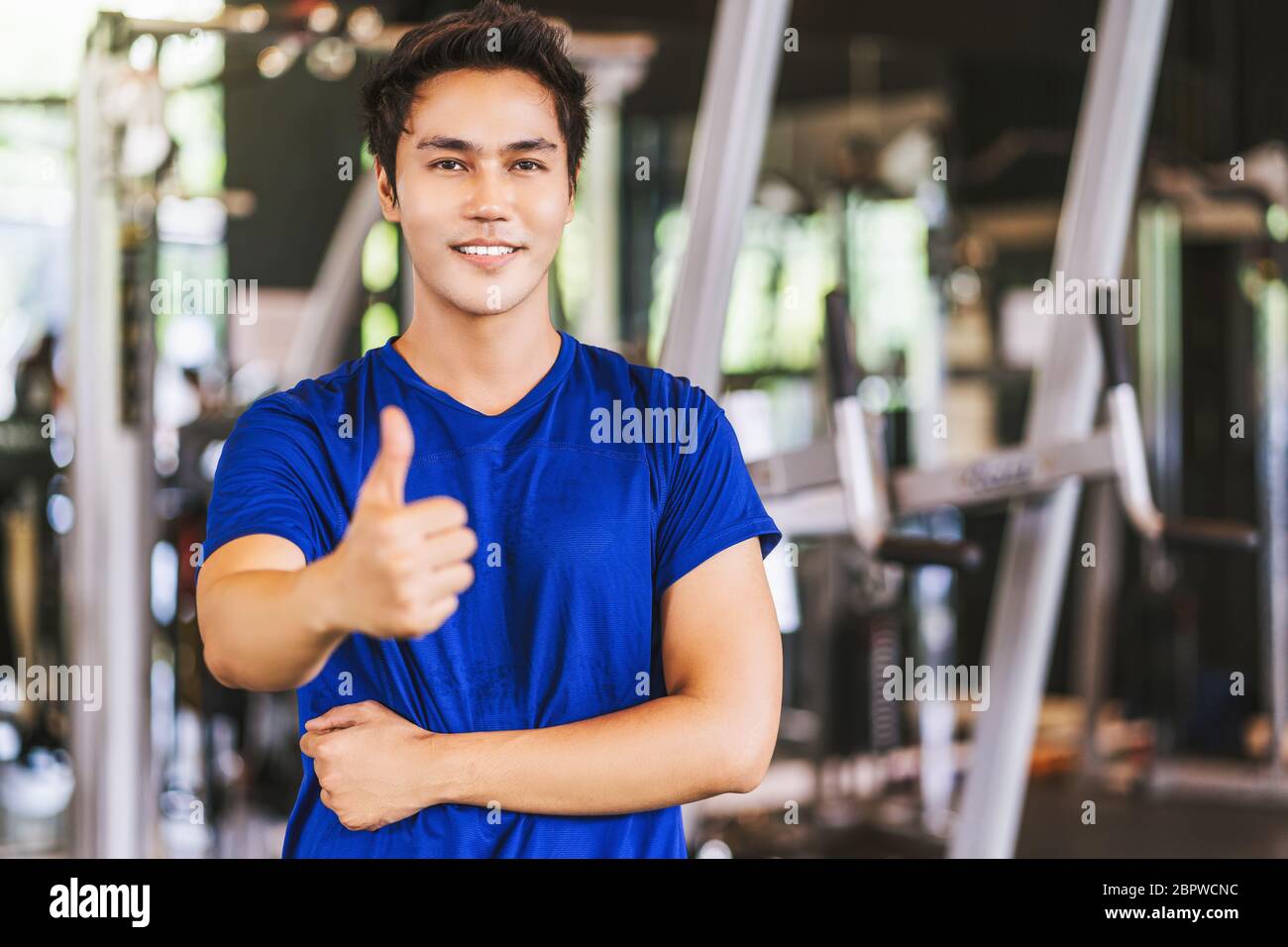 Muscular asian male model in hi-res stock photography and images - Alamy