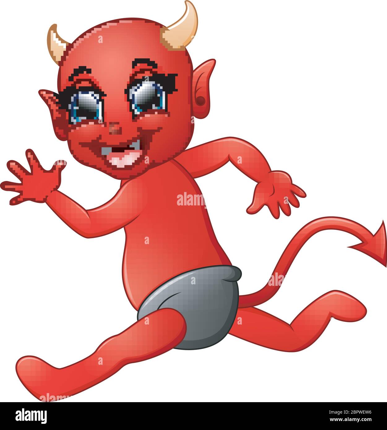 Devilish look Stock Vector Images - Alamy