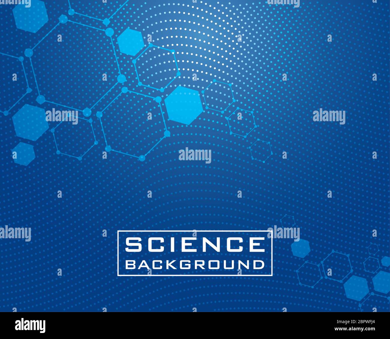 dark blue science background with lines structures Stock Vector Image ...