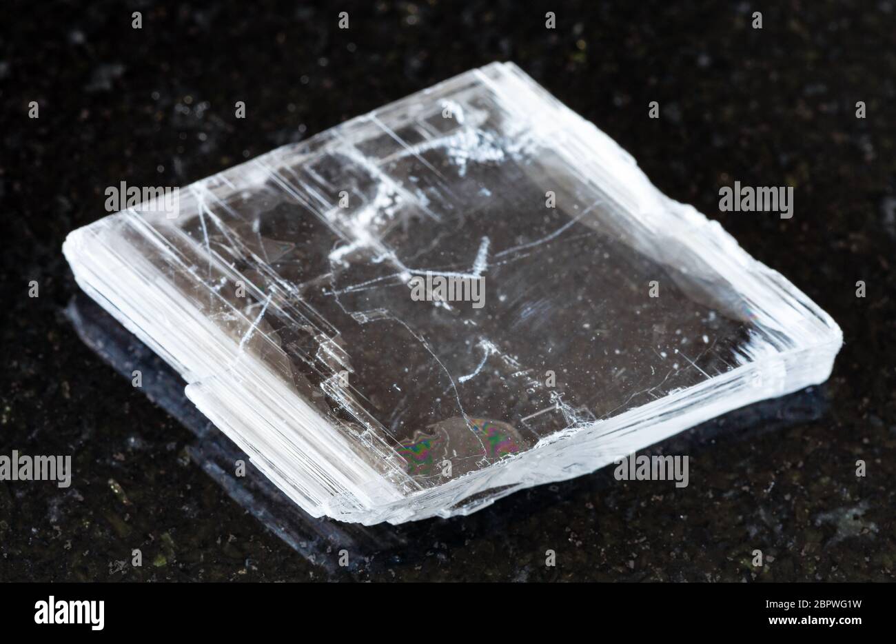 closeup of sample of natural mineral from geological collection - raw ...