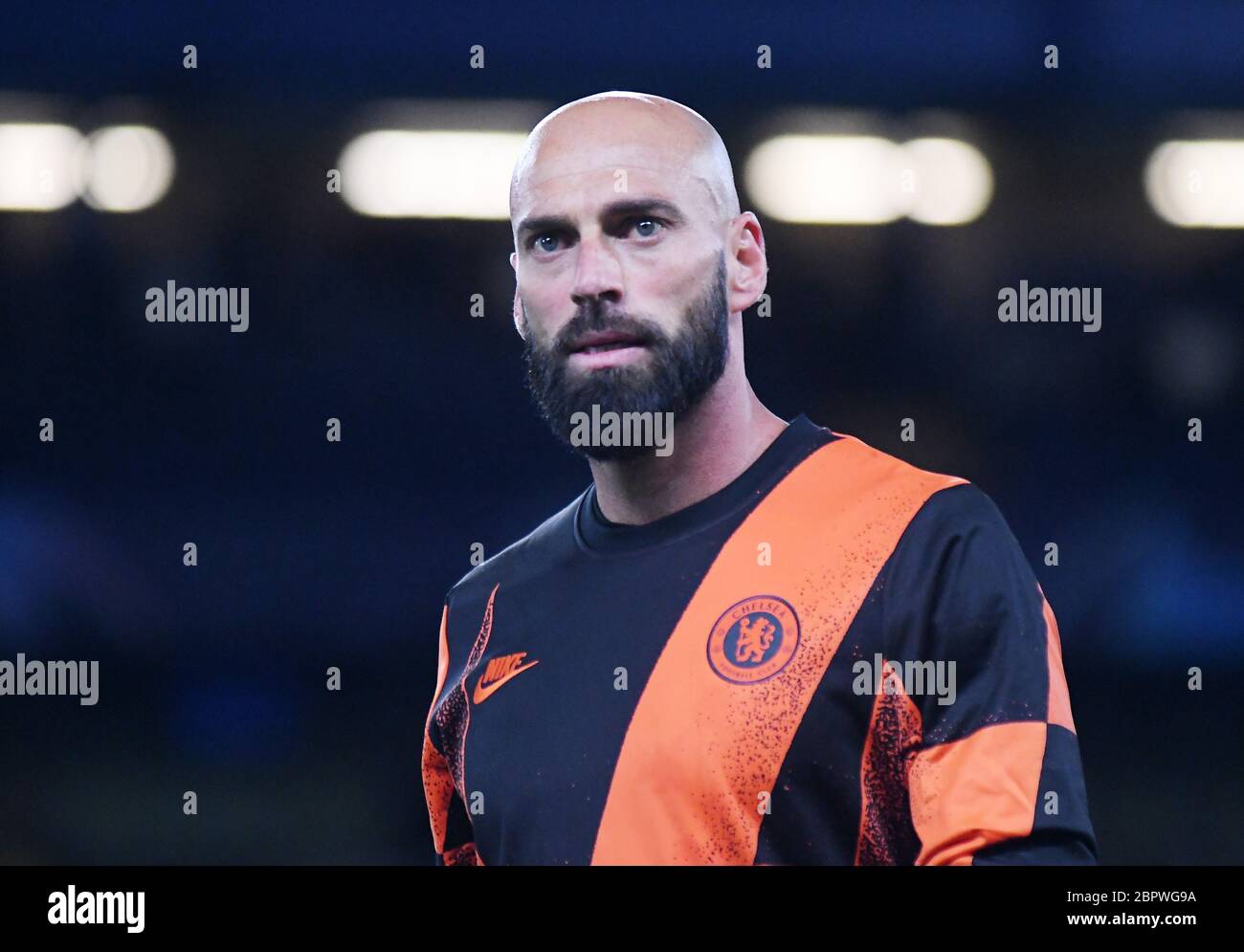 LONDON, ENGLAND - SEPTEMBER 17, 2019: Willy Caballero of Chelsea ...