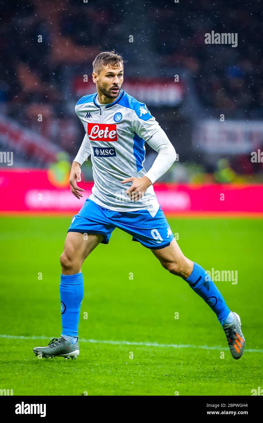 fernando llorente of ssc napoli during italian soccer serie a season ...