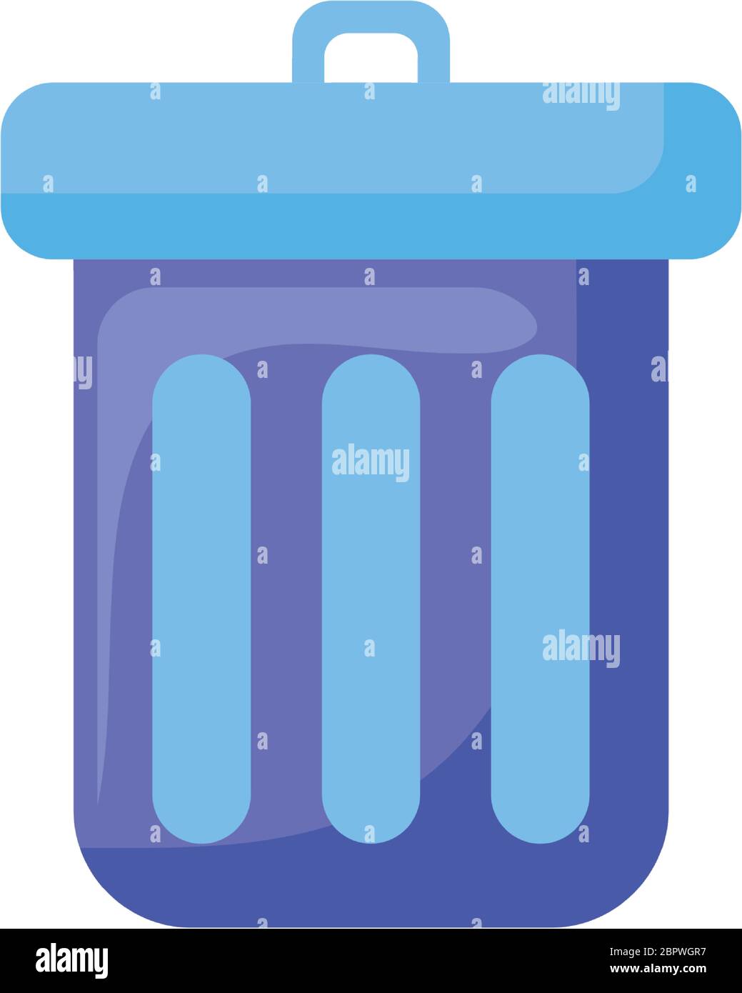 Trash flat style icon design, Waste garbage ecology save green natural ...