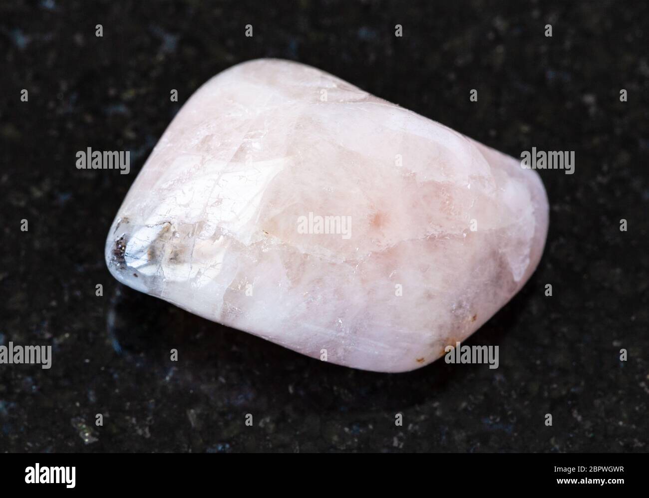 closeup of sample of natural mineral from geological collection ...