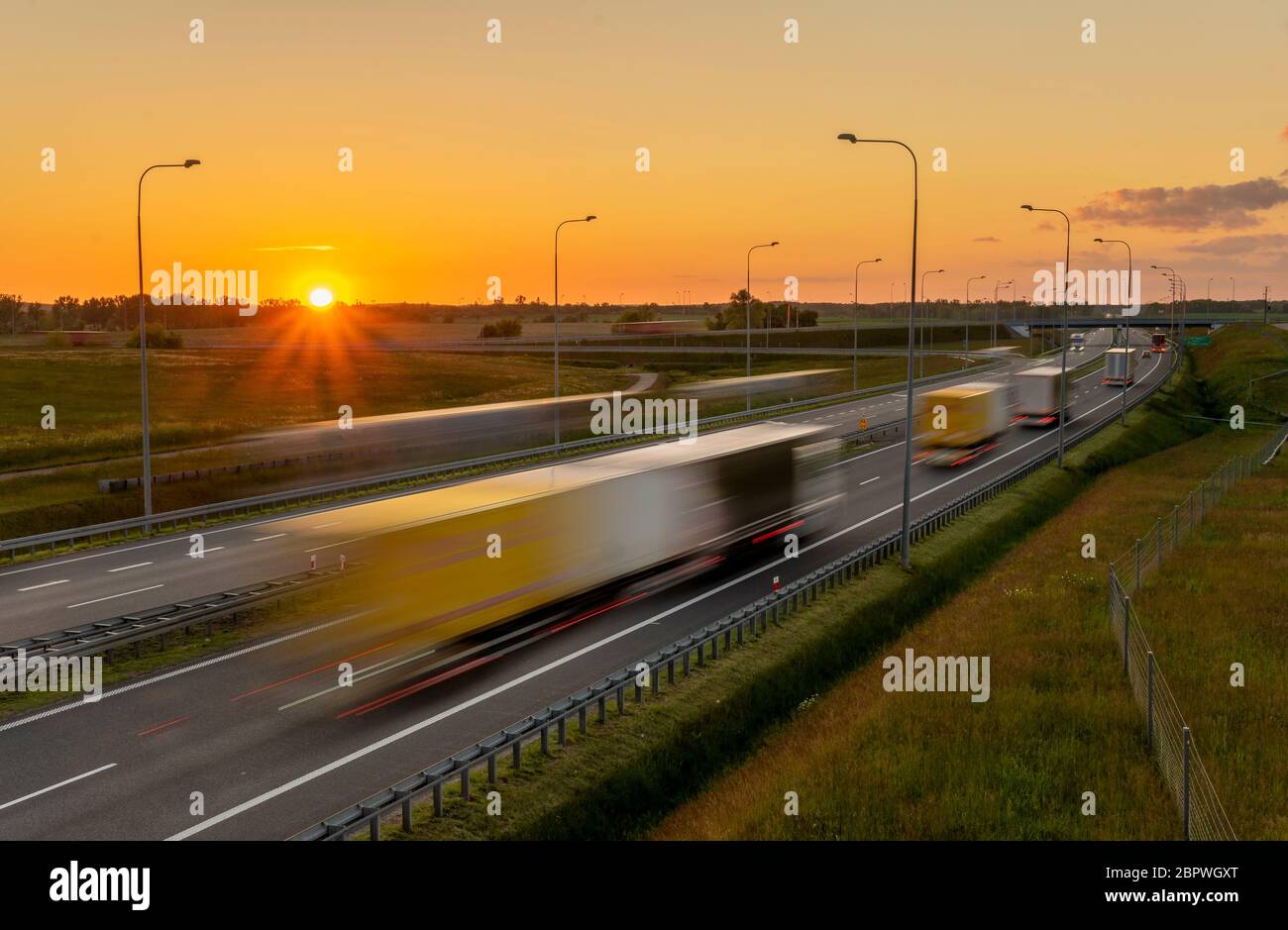 Heavy truck traffic hi-res stock photography and images - Alamy