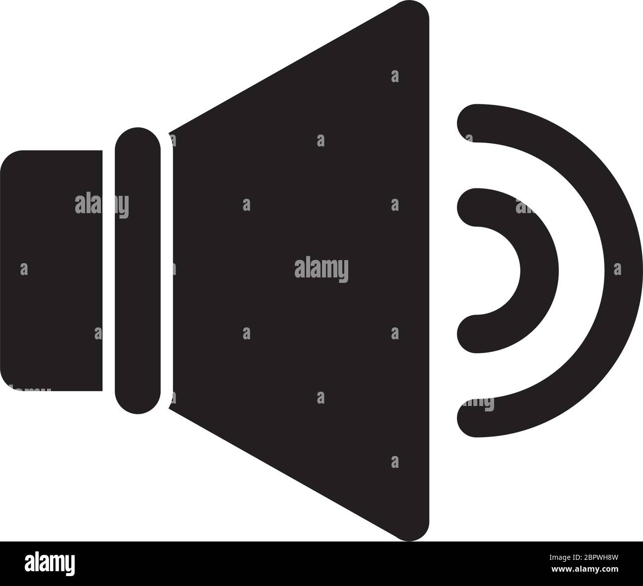 Volume silhouette style icon design, Music sound melody song musical ...