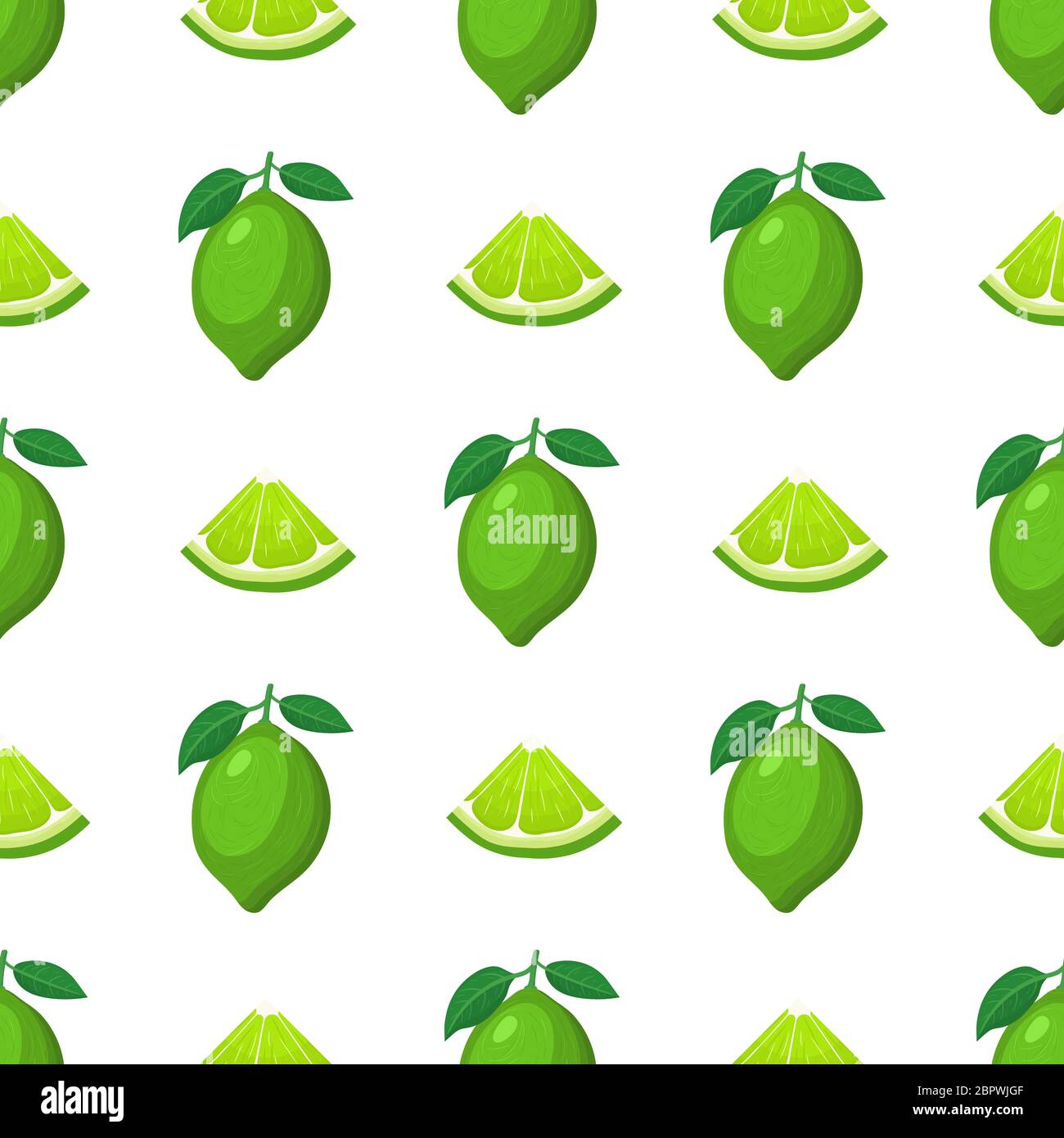 Seamless pattern with fresh bright exotic whole and cut slice lime ...