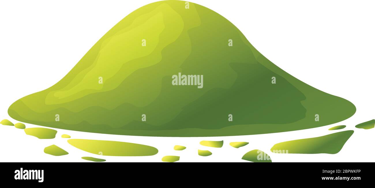 Matcha tea powder icon. Cartoon of matcha tea powder vector icon for ...