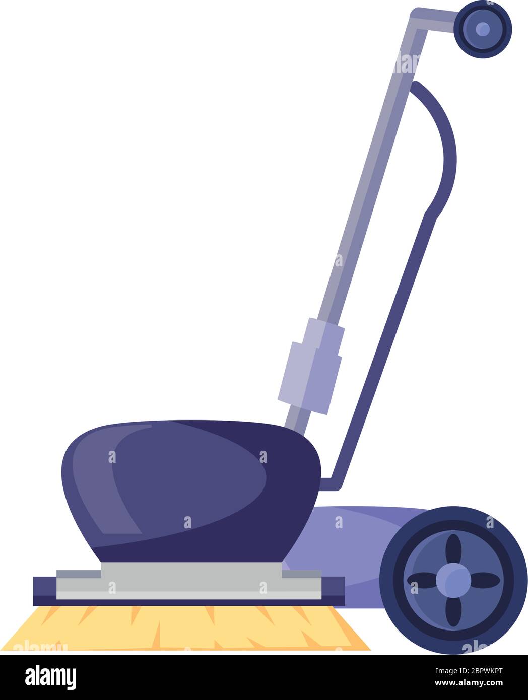 industrial floor cleaner on white background vector illustration design ...