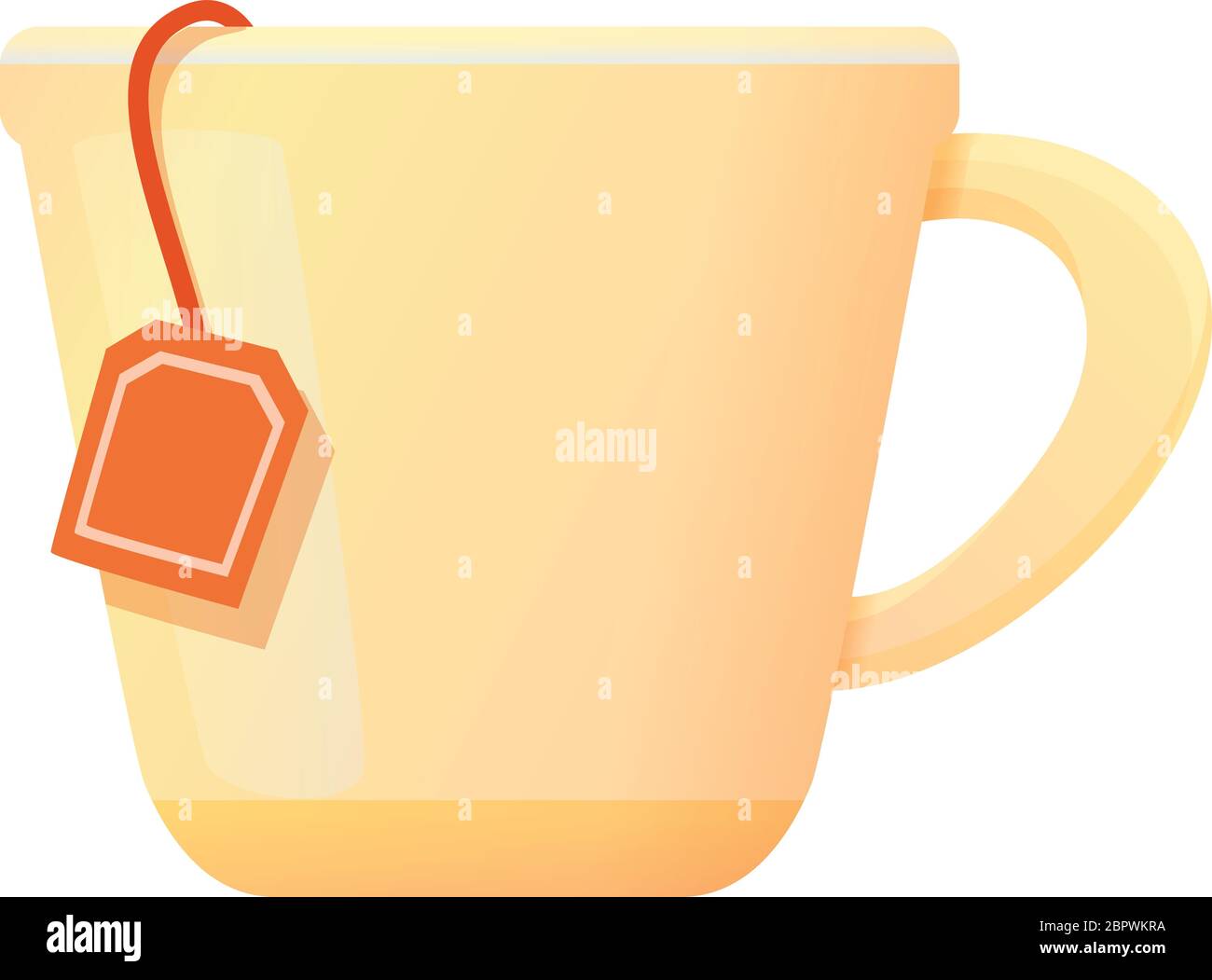 Tea cup icon. Cartoon of tea cup vector icon for web design isolated on ...