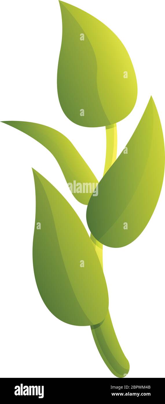 Tea plant icon. Cartoon of tea plant vector icon for web design ...