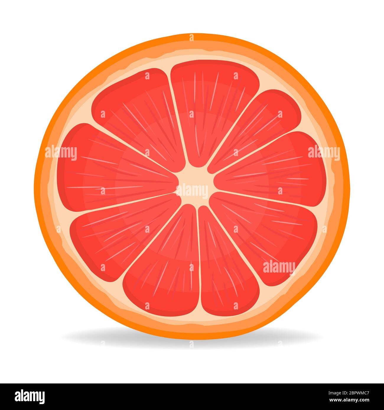 Cartoon Grapefruit