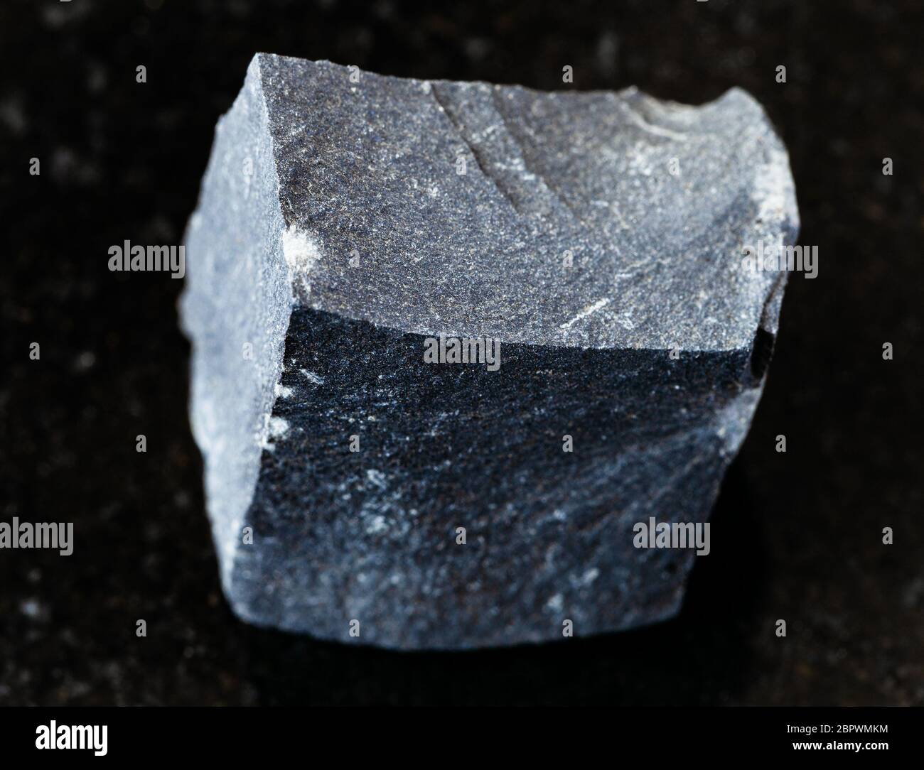 closeup of sample of natural mineral from geological collection - raw ...