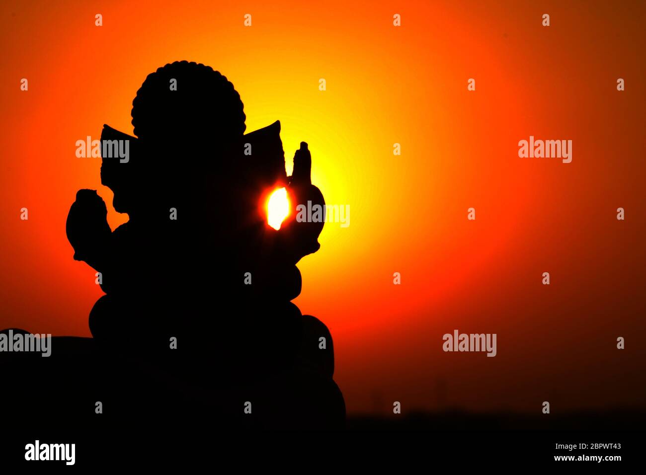 Statue of Ganesha, Statue of Shree Ganesha, Shadow of Statue, Lord ...