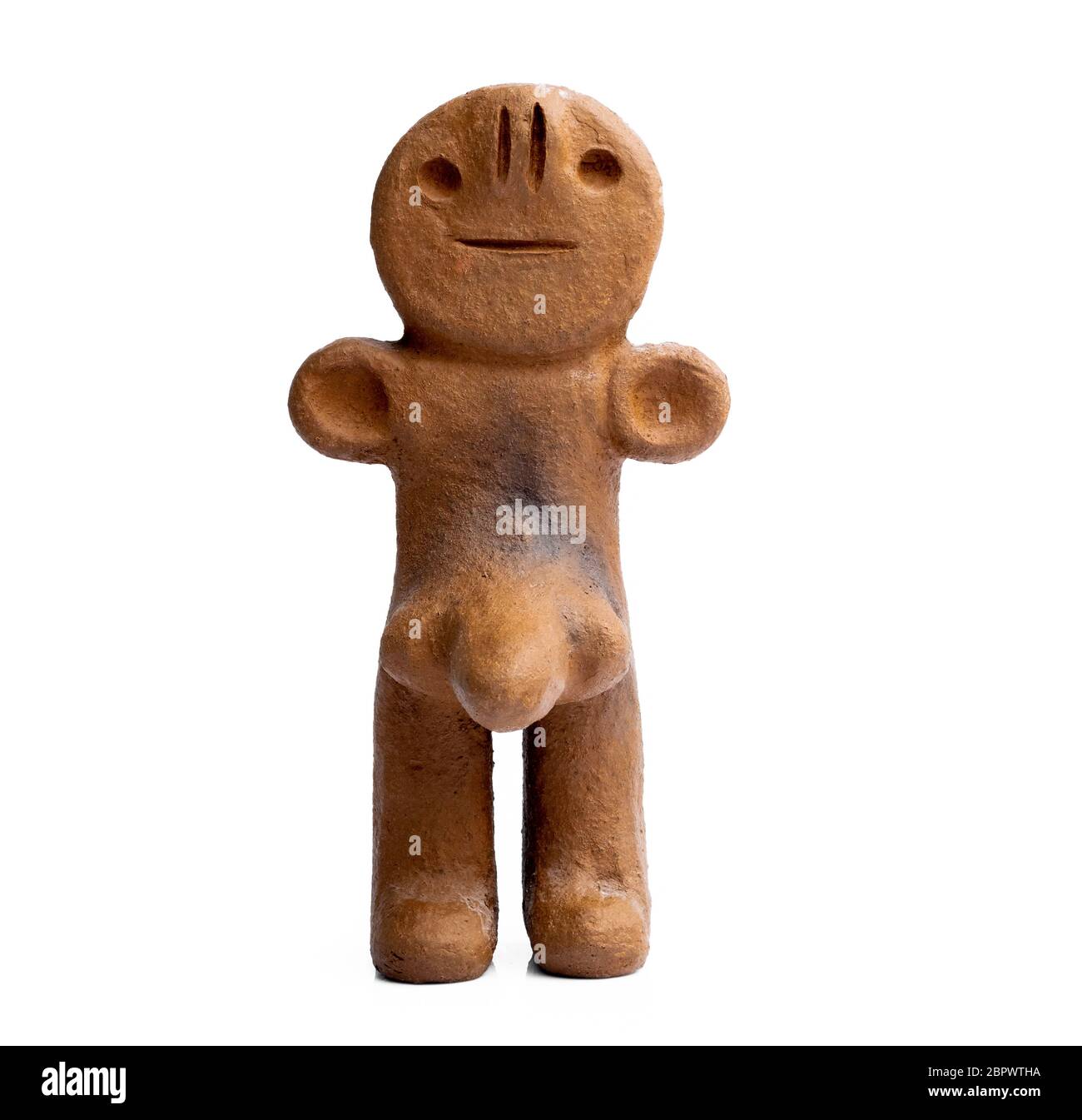 Ancient clay male figurine from Canary Islands Stock Photo - Alamy
