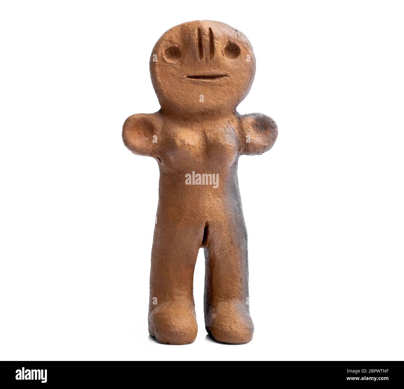 Ancient clay female figurine from Canary Islands Stock Photo - Alamy