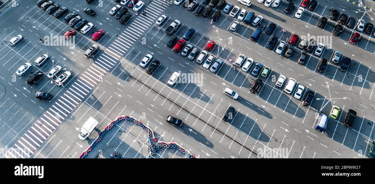 Cars on parking Stock Photo - Alamy