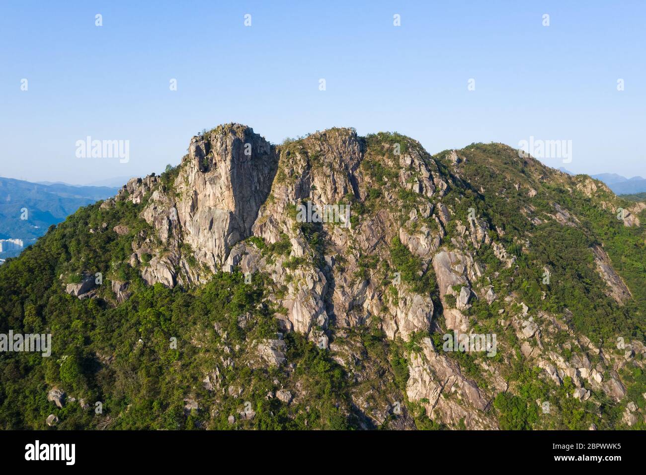 Lion rock mountain in Hong Kong Stock Photo - Alamy