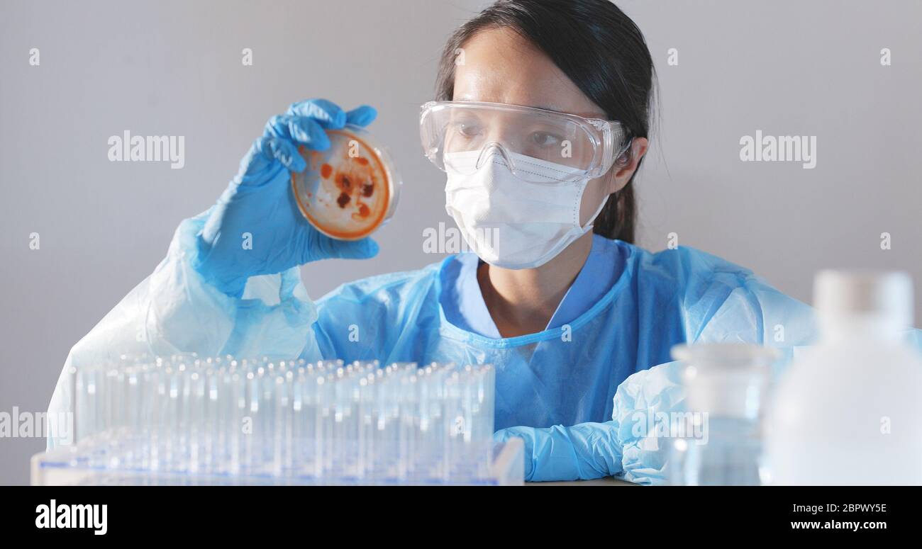 Chemistry class student doing experiment hi-res stock photography and ...