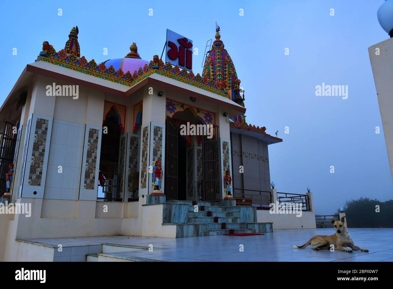 Temple of Hindu Religion In India, Kutch, Gujarat Stock Photo - Alamy