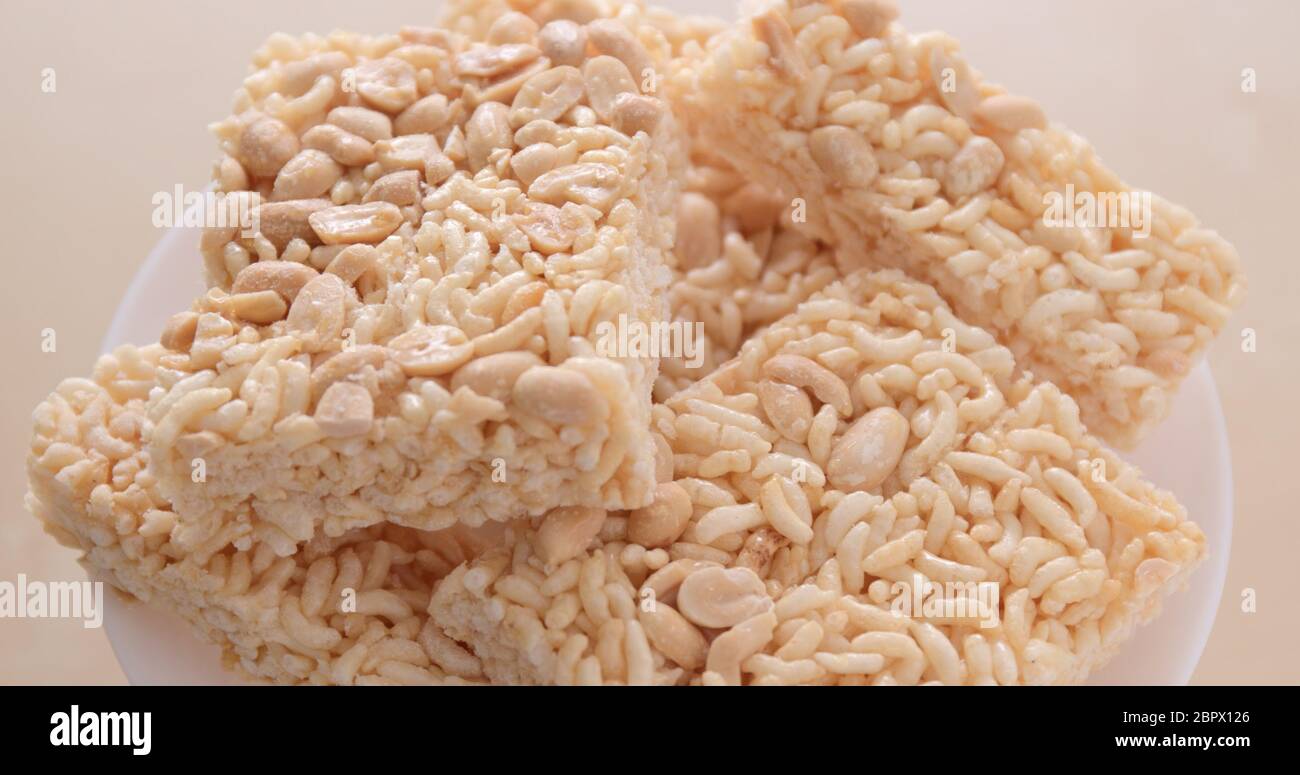 Traditional rice cracker snack Stock Photo - Alamy