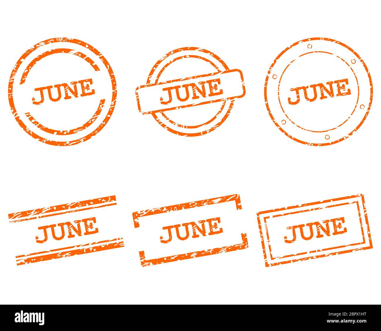June stamps hi-res stock photography and images - Alamy