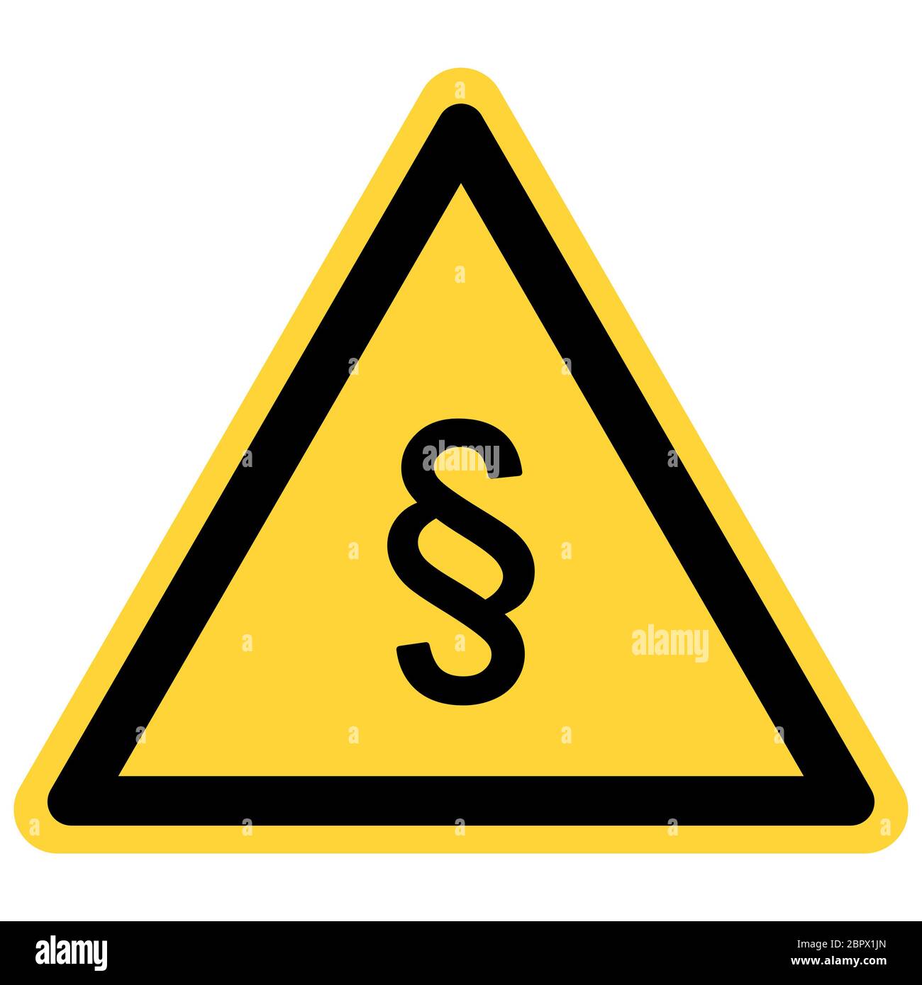 Paragraph and danger sign Stock Photo - Alamy
