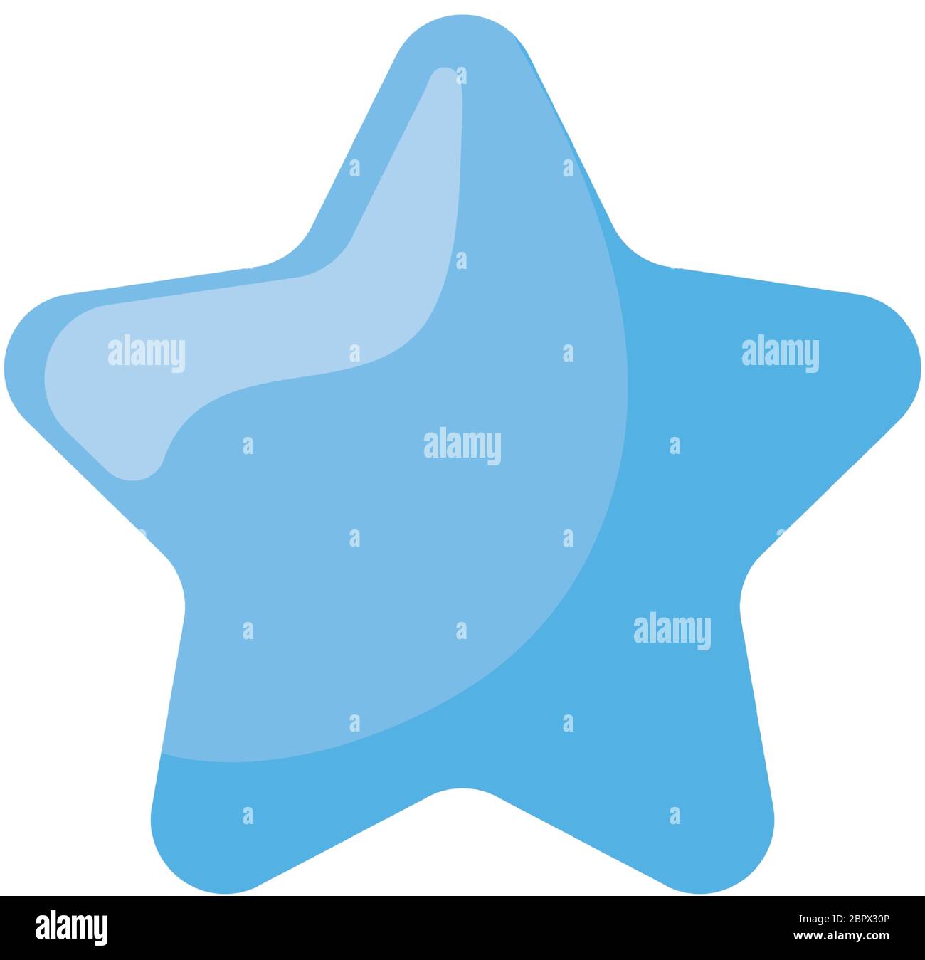 Star shape flat style icon design, Night bedtime sky space nature ...