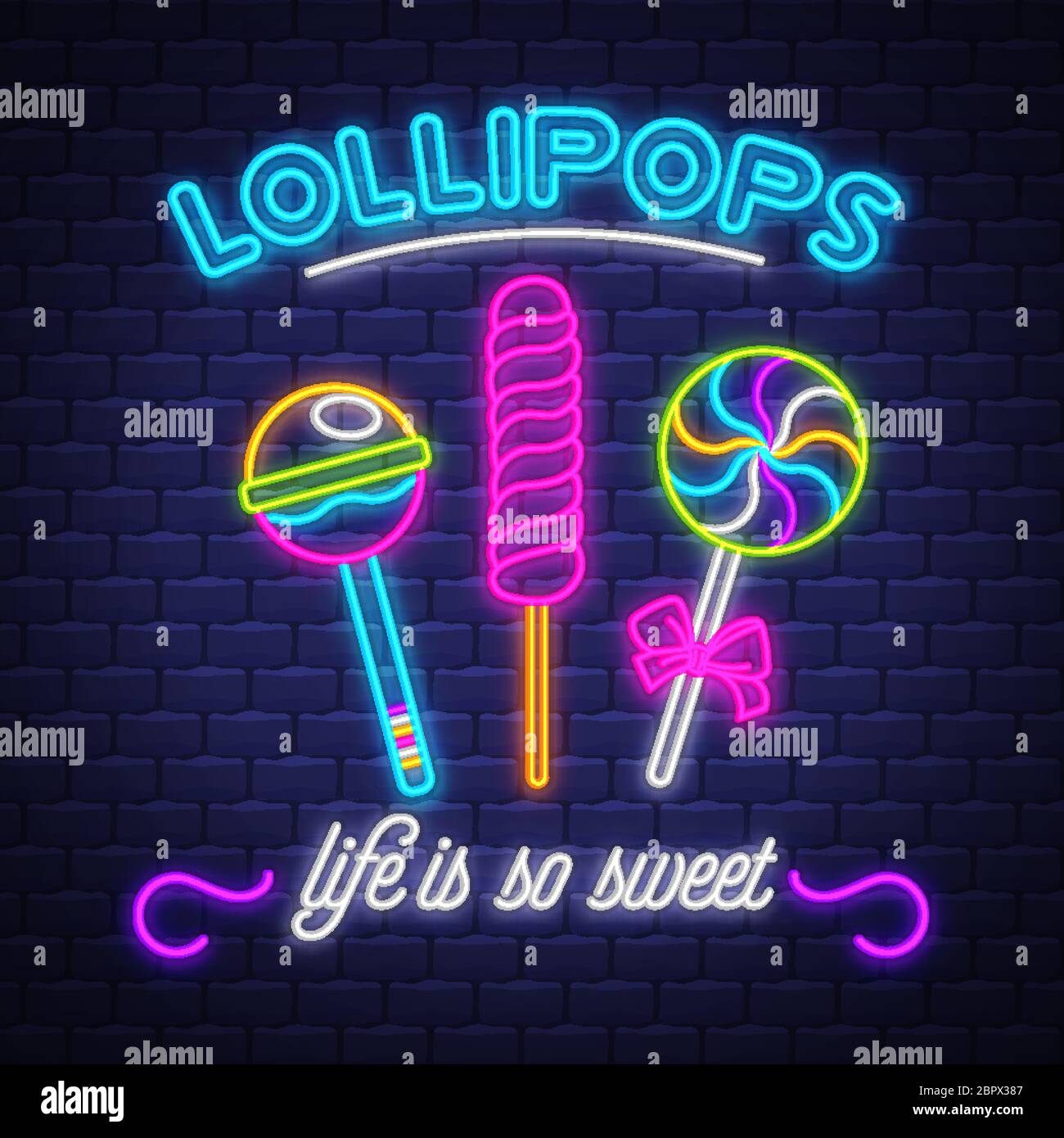 Lollipop advertising Stock Vector Images - Alamy