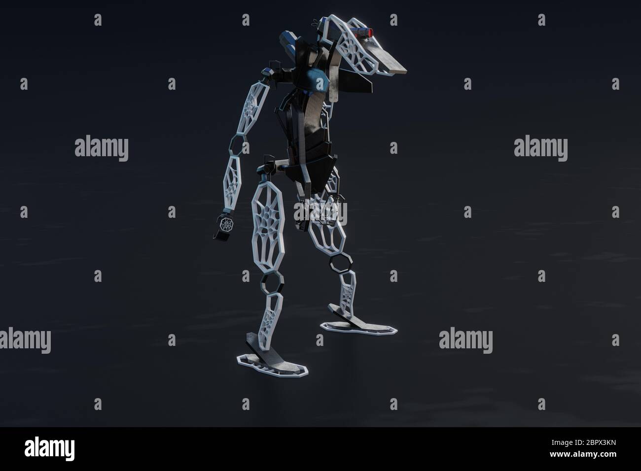 Generative robot - 3D Illustration Stock Photo - Alamy