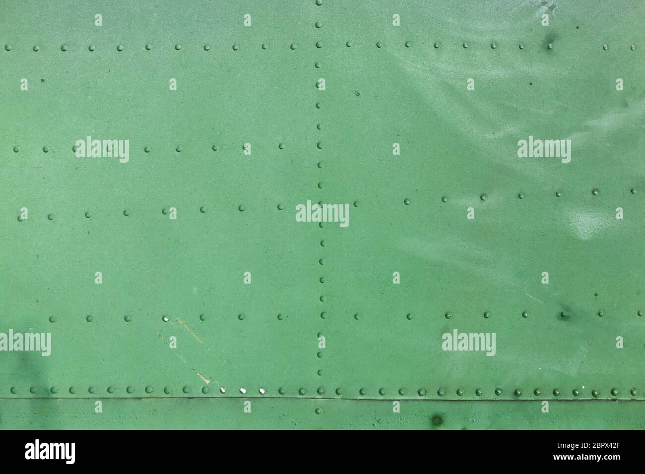 Texture old aluminum surface rivets hi-res stock photography and images ...